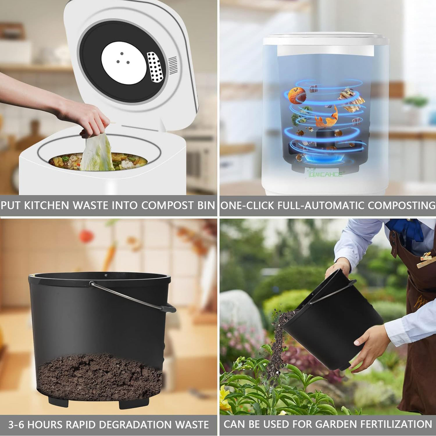 Electric Composter - 1KGs Household Food Waste Disposer